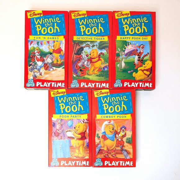 Disney | Media | Winnie The Pooh Friends Vintage 9s Disney Children Vhs ...
